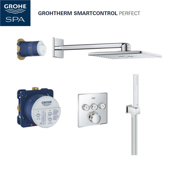 Душевая система Grohe Grohtherm SmartControl 34706000 Хром купить на ...