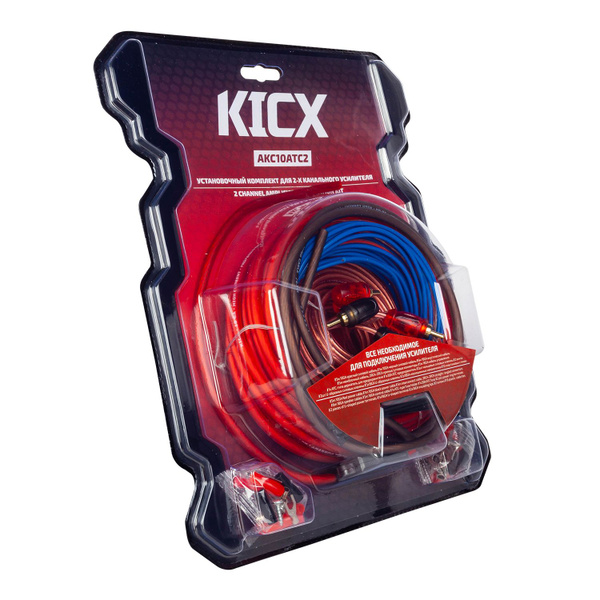 Установочный комплект для усилителя 2 канала KICX AKC10ATC2 (2042016 ...