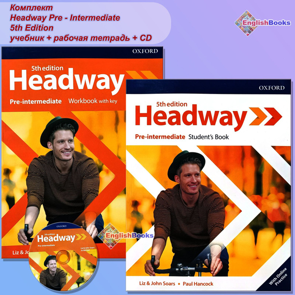 Headway Pre-intermediate 5th edition, комплект с CD - купить с доставкой по выгодным ценам в ...