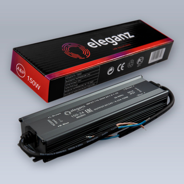 Герметичный блок питания/узкий трансформатор "Eleganz 150Вт" для ...