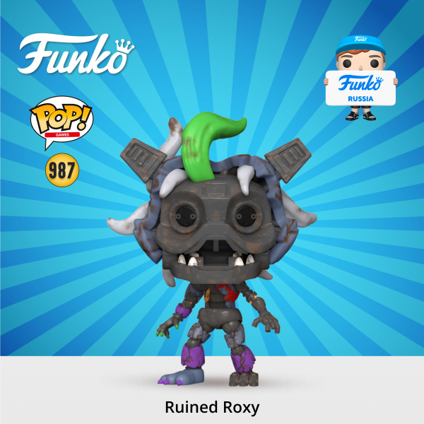 Фигурка Funko POP! Games FNAF Security Breach Ruin Ruined Roxy (987 ...