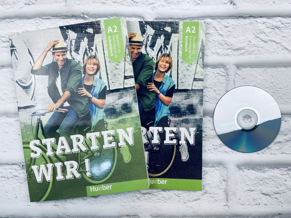 Комплект Starten Wir A2, Arbeitsbuch+ Kursbuch+ DVD , Deutsch als ...