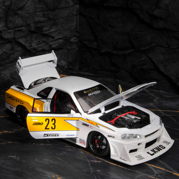 Коллекционная модель машинки Nissan Skyline GT-R R34 (Ниссан ГТР ...