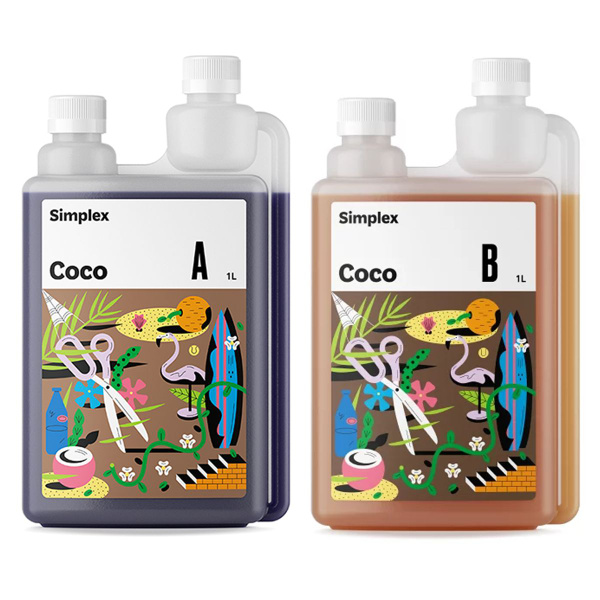 Удобрение для роста и цветения / Coco A + B, 1 л / Simplex - купить с доставкой по выгодным ...