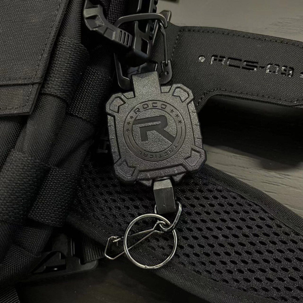 Тактический ретрактор с карабином Roco Tactical Черный купить на OZON ...
