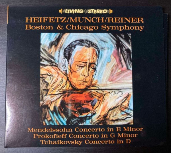 CD Музыка CD Heifetz Munch Reiner, Boston & Chicago Symphony ...