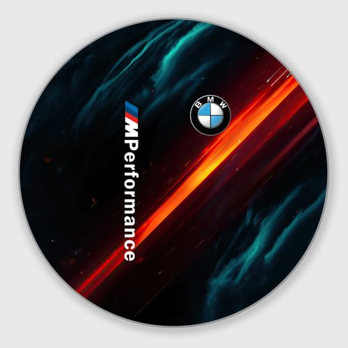 BmW m performance neon БмВ м неон Коврик для мыши купить на OZON по ...