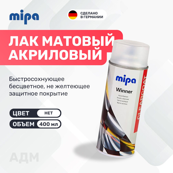 Лак автомобильный Mipa по низкой цене с доставкой в интернет-магазине ...