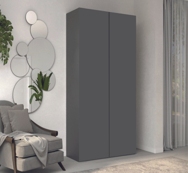 Шкаф распашной Шкаф 2х створчатый "Никос 2", 90x50x250 см - купить по ...