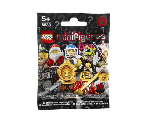 Конструктор LEGO Minifigures 8833 Серия 8 (одна случайная минифигурка ...