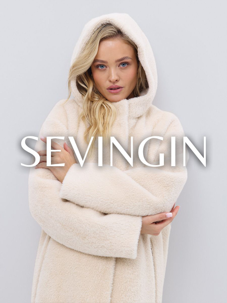 Пальто SEVINGIN, Демисезон, размер 44, цвет молочный, белый ...