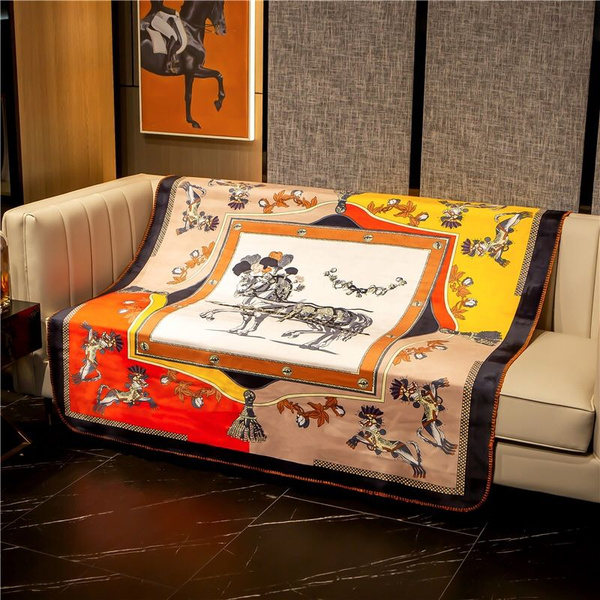 Hermes Плед , Кашемир, 150 см х 150 см купить на OZON по низкой цене ...