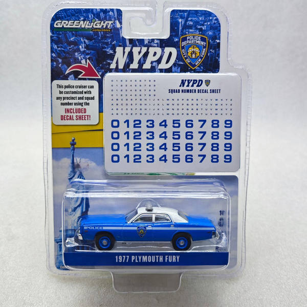Машинка GreenLight 1/64 Heat Tracker -1977 Plymouth Fury- New York City ...
