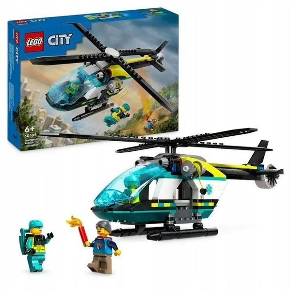 Конструктор LEGO City Аварийно-спасательный вертолет, 60405 купить на ...