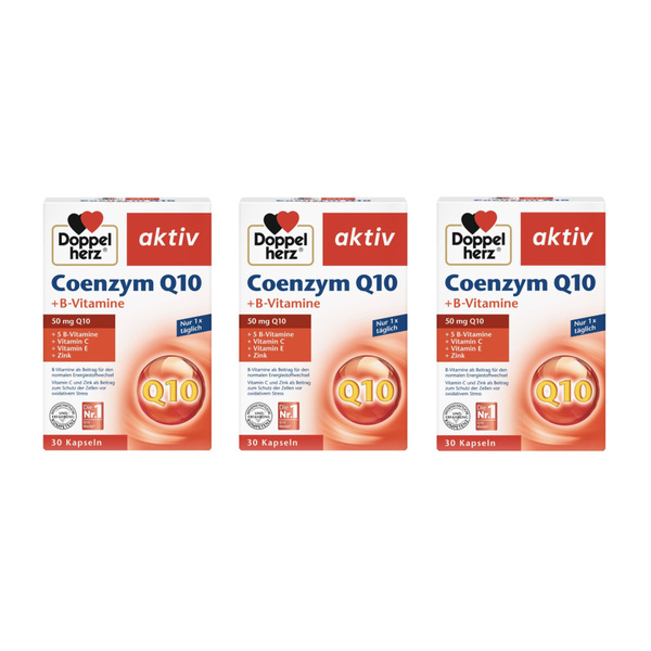 Doppelherz 90 капсул, Коэнзим Q10 + Витамин B + С, Е и цинк, 3 упаковки х 30 шт купить на OZON ...