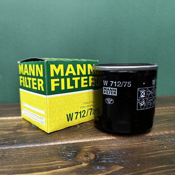 Фильтр масляный MANN FILTER W712/75 - купить по выгодным ценам в ...