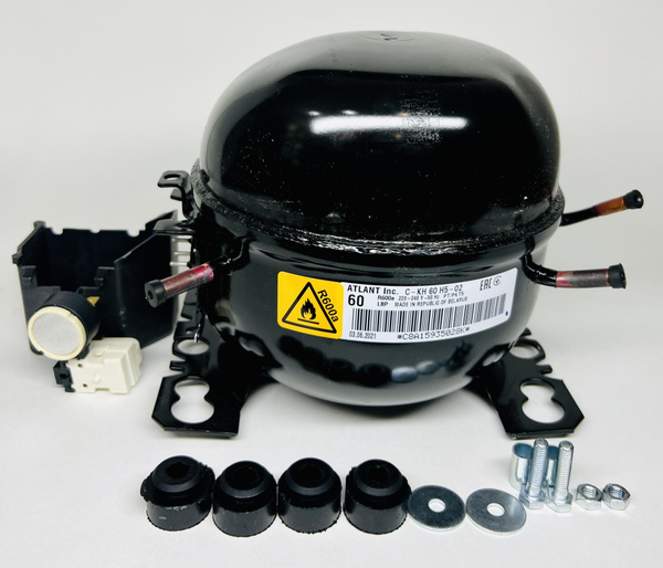 Компрессор для холодильника Атлант СКН-060 R-600 70w/-23.3C в упаковке ...