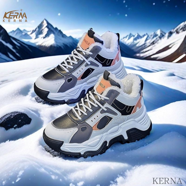 Кроссовки Женский KERNA, размер 37 D Зима Шнурки Россия купить c доставкой на OZON по низкой ...