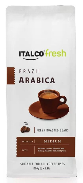 Кофе в Зернах Italco fresh Arabica Brazil 1000г купить на OZON по ...