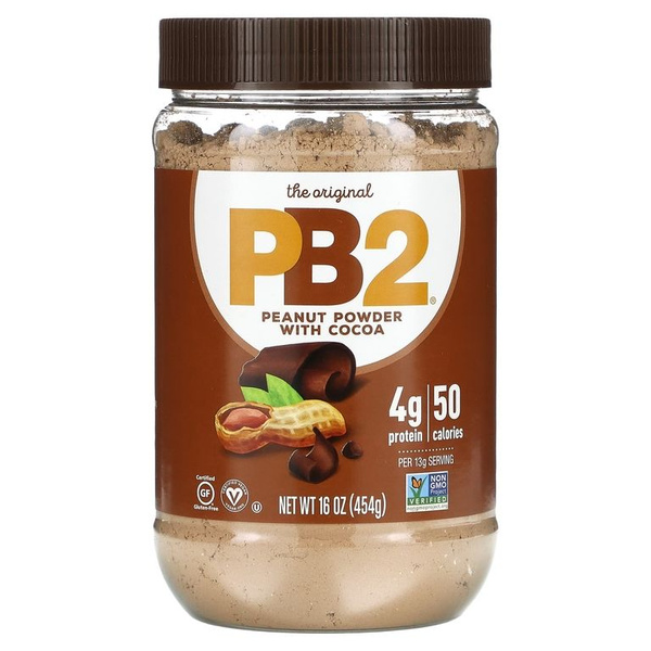 PB2 Foods, The Original PB2, Сухая арахисовая паста с какао, 453.6 г ...