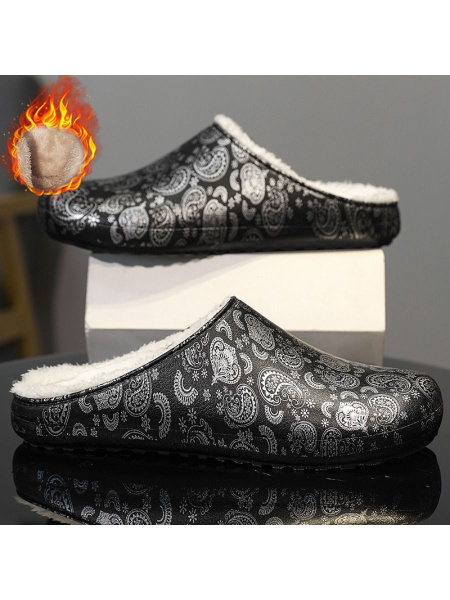 Галоши Мужской SARIWEN черный EVA Без застёжки Еврозима Толстая подошва Платформа купить c ...