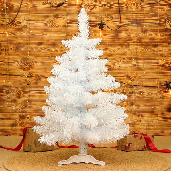 Елка искусственная новогодняя 90см, "Дальневосточная", белая, ПВХ ...