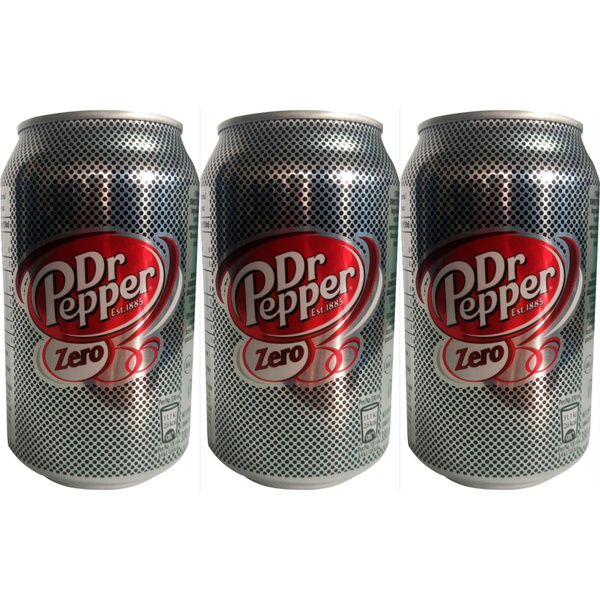 Газированный напиток Dr.Pepper Diet Zero 330 мл, набор: 3 штуки купить на OZON по низкой цене ...
