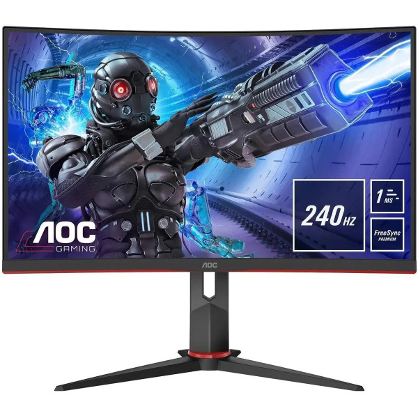AOC 31.5" Монитор C32G2ZE, VA, 1920x1080, 240 Гц, черный купить на OZON по низкой цене (1660667142)