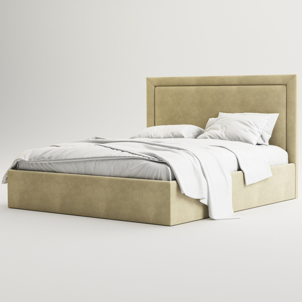 Кровать 180х200 BEST, двуспальная, с подъемным механизмом, велюр Jawa ...