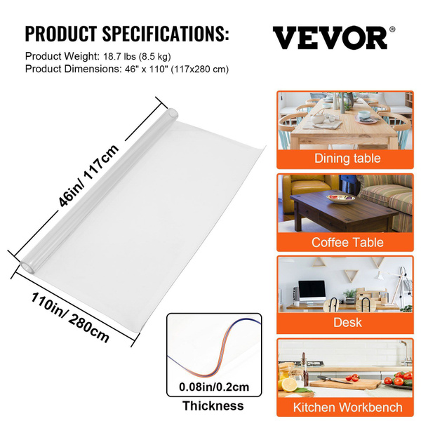 VEVOR Скатерть Пленка ПВХ 140x2800см купить на OZON по низкой цене ...