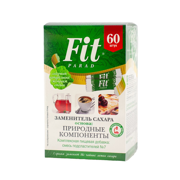 Заменитель сахара Fit parad №7, 60 шт. купить на OZON по низкой цене ...