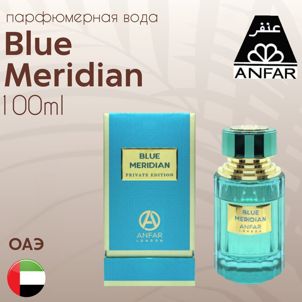 Anfar Вода парфюмерная Blue Meridian 100 мл купить на OZON по низкой ...