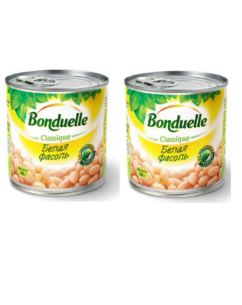 Фасоль Bonduelle белая, 2 шт по 425 мл Франция купить на OZON по низкой цене (1756724924)