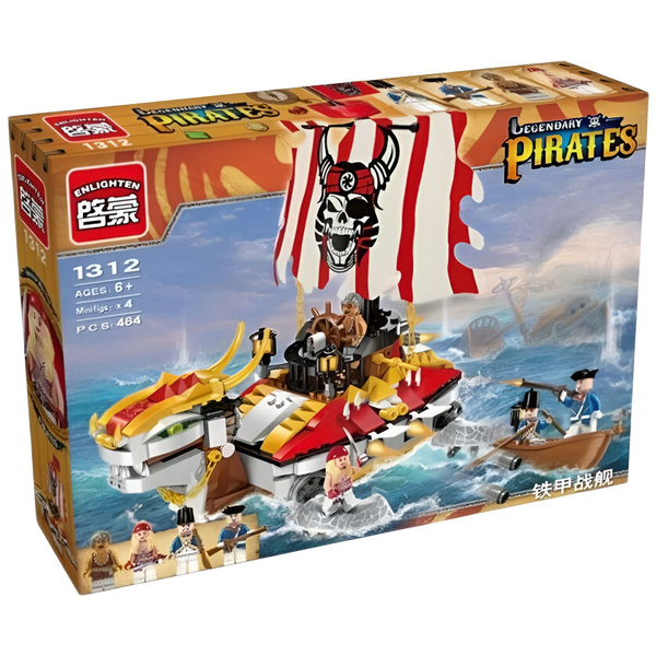Конструктор "Легендарные пираты"- Пиратский корабль (Legendary Pirates ...
