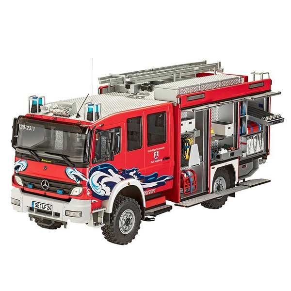 Сборная модель Машинка Revell-07586 1/24 Mercedes Benz Schlingmann TLF ...