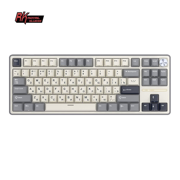 Классическая TKL (80%) механическая клавиатура Royal Kludge RK R87 Pro ...