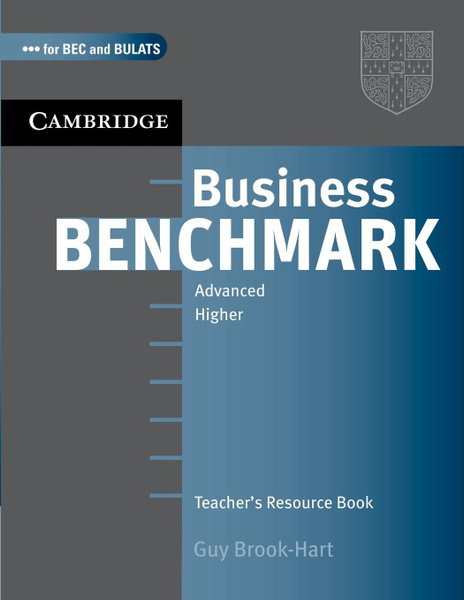 Business Benchmark Advanced Teacher's Resource Book for BEC and BULATS ...