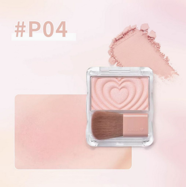 Canmake Powder Cheeks румяна ,С помощью щетки ,1,8 г - P04 Clever Beige купить на OZON по низкой ...