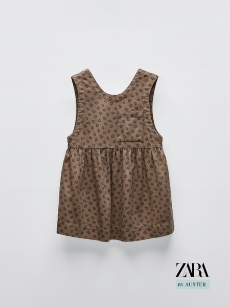 Платье детское ZARA ANIMAL PRINT DRESS, 116, Девочки, Демисезон, размер 116, материал Хлопок ...