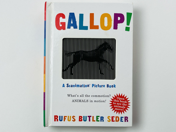 Характеристики Gallop! A Scanimation Picture Book (Галоп! Книга с ...