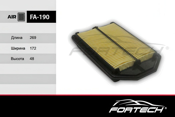 Фильтр воздушный FORTECH артикул FA190, для Honda Хонда CR-V СРВ купить ...