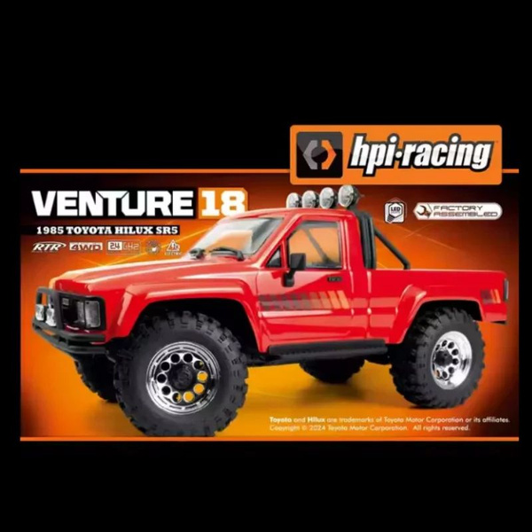 HPI Venture 18 1/18 4WD RC Rock Crawler с металлической 2-скоростной ...