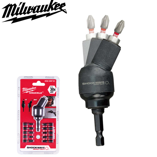 Milwaukee 4932459781 SHOCKWAVE KNUCKLE OFFSET ATTACHMENT Амортизация ...