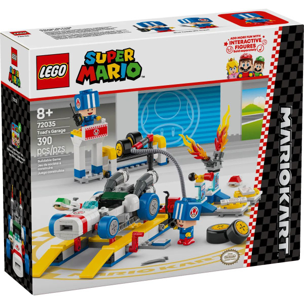 Lego 72035 Super Mario Kart Автомастерская тоада купить на OZON по ...