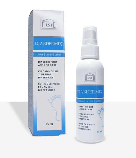 DIABDERMIX (ДИАБДЕРМИКС) Спрей-лосьон для ухода за стопами и ногами при ...