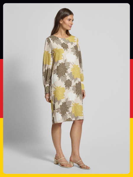 Платье Женский Marc Cain оливковый Повседневный размер 44 дышащий материал купить C доставкой