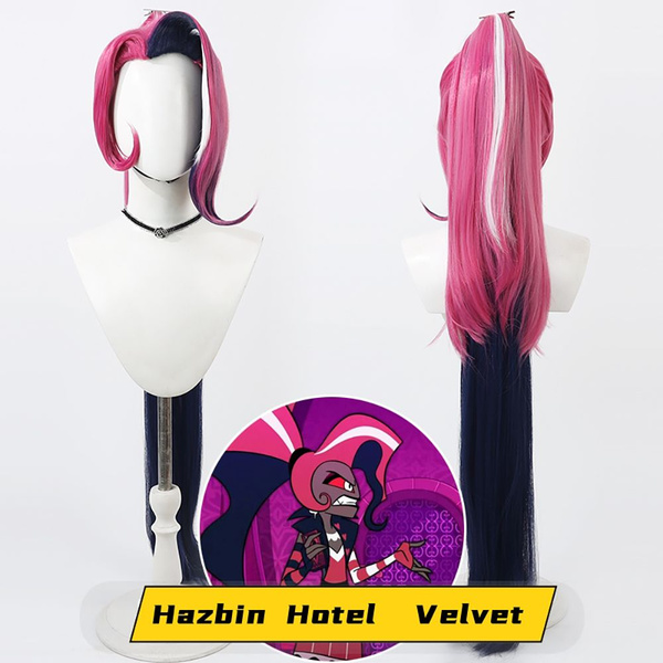 Карнавал Косплей Парик Отель Хазбин Вельвет, Hazbin Hotel Velvette ...