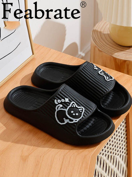 Шлепанцы Женский Feabrate, размер 42, 43 EVA Мягкая стелька, Легкая модель Без застёжки ...