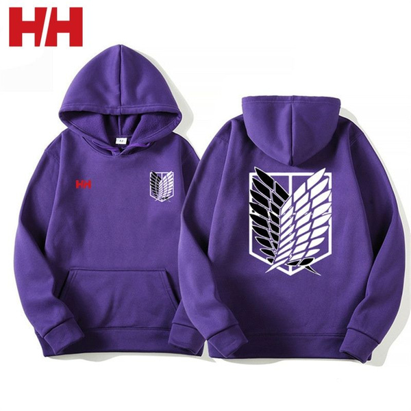 Худи Мужской, Женский Helly Hansen Карманы фиолетовый Другое Трикотаж ...