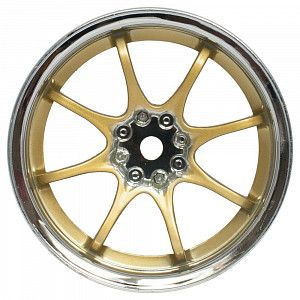 1/10 RC Car 8 Spoke 9mm Offset Drift 26mm Wheel Rim Set - Gold Комплект ...